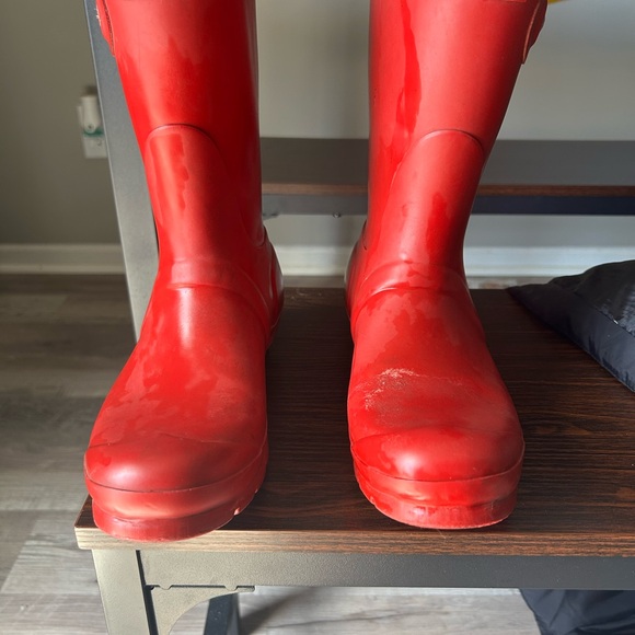 Hunter | Shoes | Red Hunter Rain Boots | Poshmark